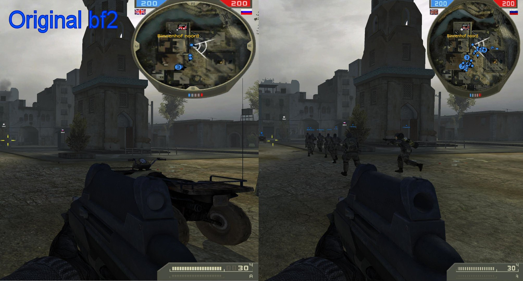 FN2000 different scope view Mod for Battlefield 2 | BF2 Mods