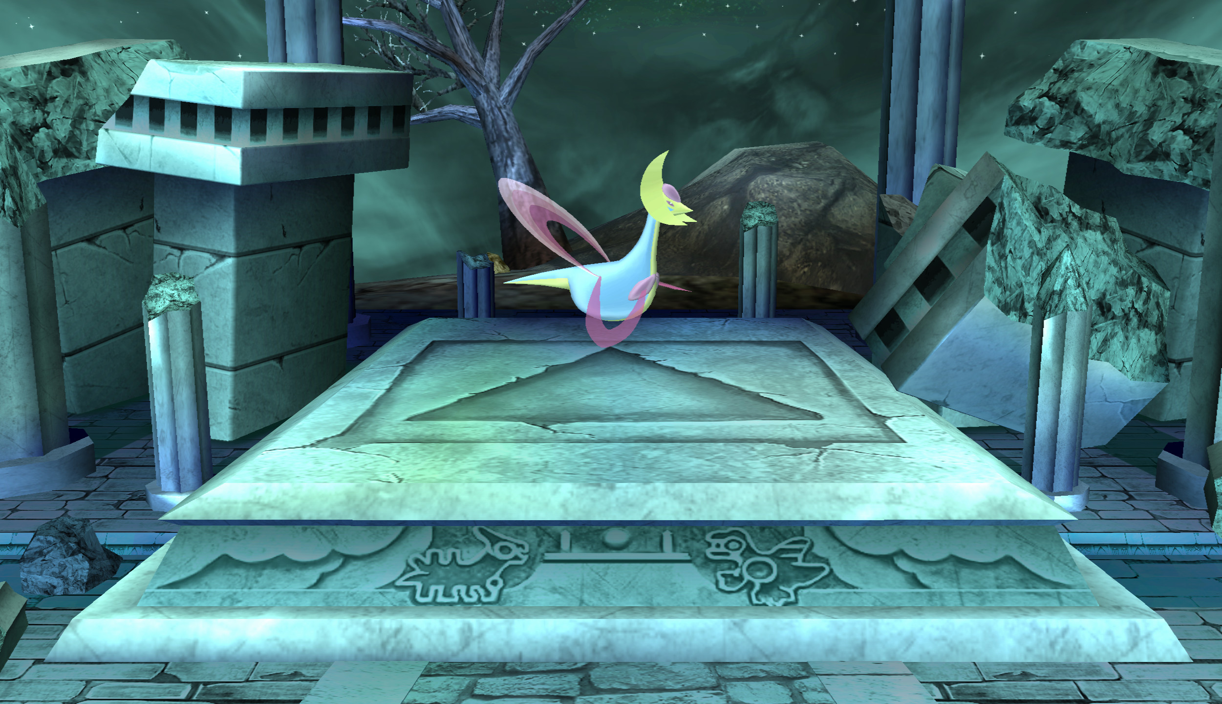 Pokémon Battle Revolution Spear Pillar Mod for Super Smash Bros. Brawl ...