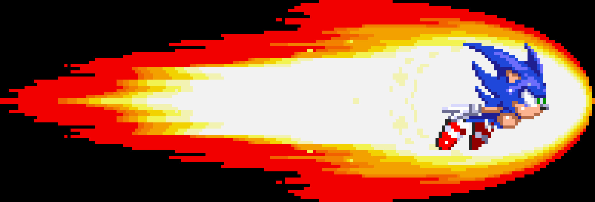 Fireball effect for super sonic in ddz Mod for Sonic 3 A.I.R. | S3AIR Mods