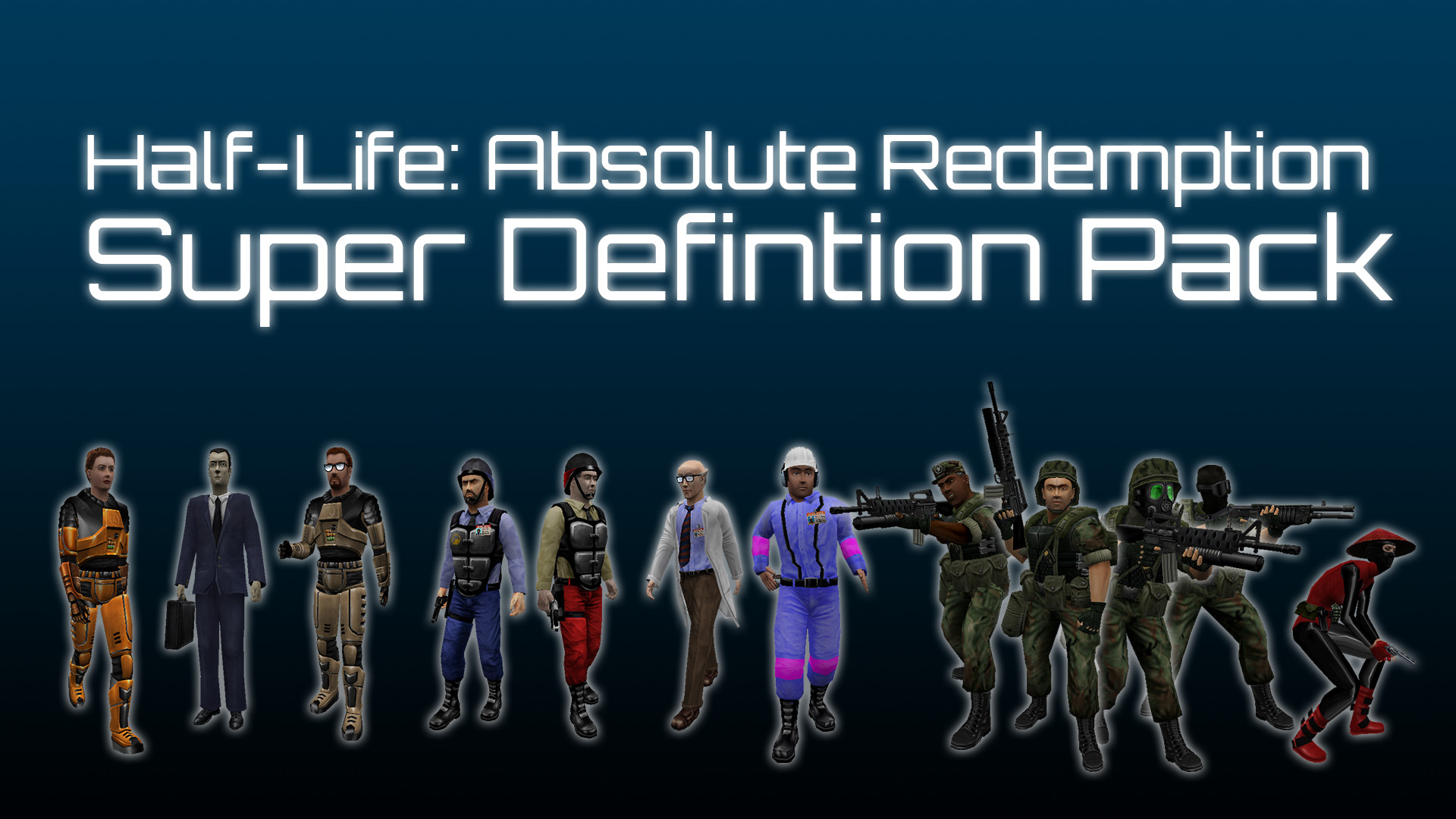 Absoulute Redemption - Super Defintion Pack Mod for Half-Life | HL Mods