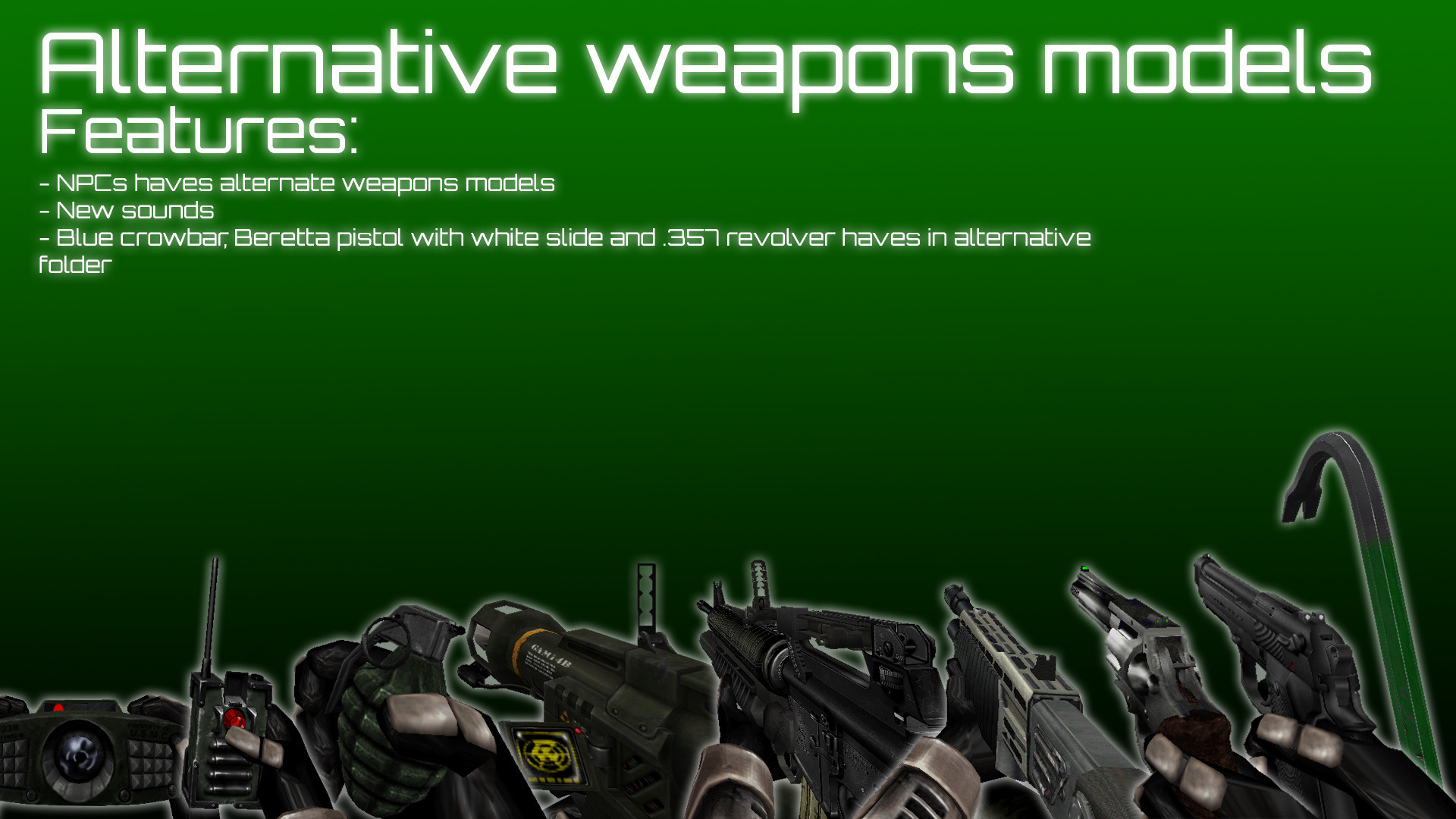 Absoulute Redemption - Super Defintion Pack Mod for Half-Life | HL Mods