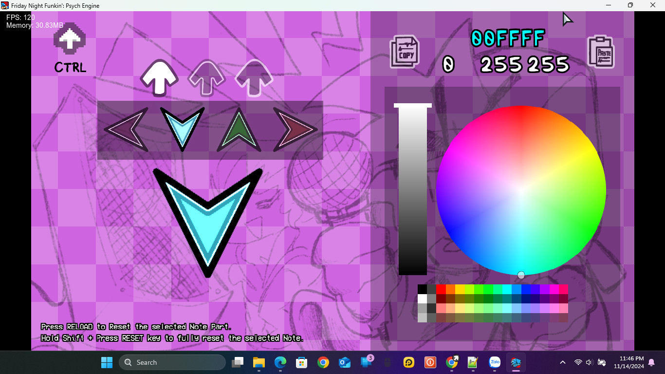Triangle NOTE assets V0.7 Mod for Friday Night Funkin' | FNF Mods