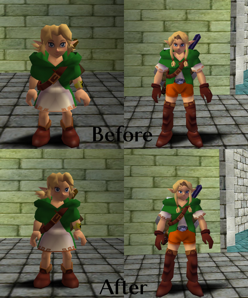 Linkle 64 HD Mod for Ship of Harkinian (Ocarina of Time PC Port) | SoH Mods