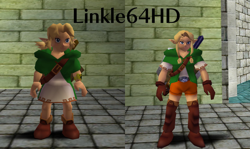 Linkle 64 HD Mod for Ship of Harkinian (Ocarina of Time PC Port) | SoH Mods