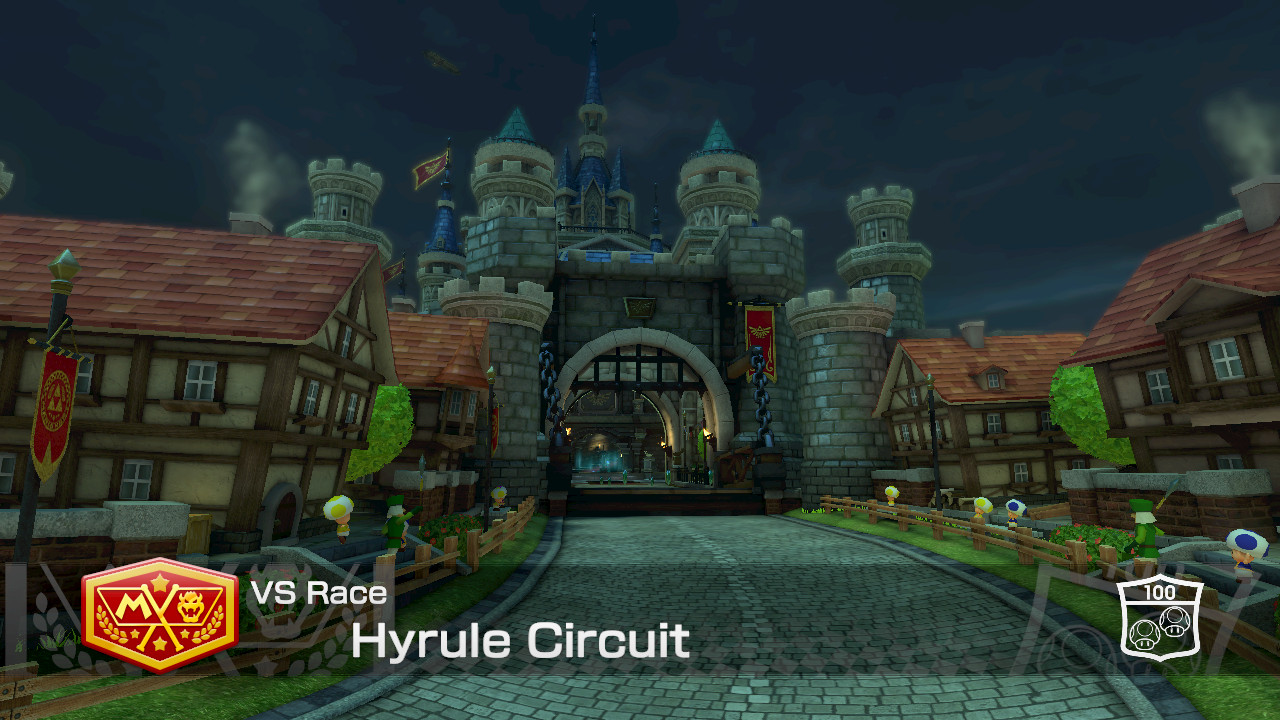Night Hyrule Circuit Mod for Mario Kart 8 | MK8 Mods
