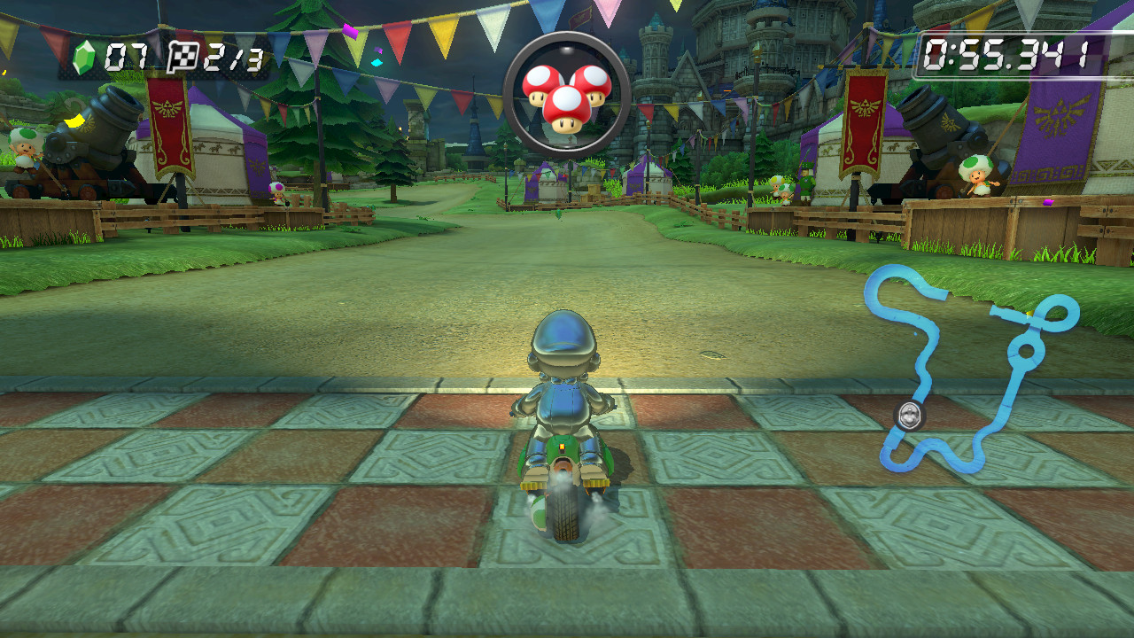 Night Hyrule Circuit Mod for Mario Kart 8 | MK8 Mods