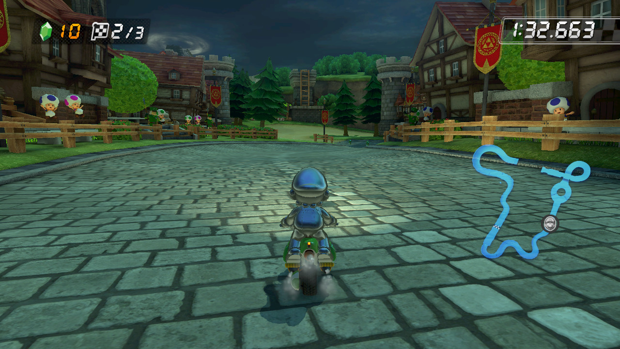 Night Hyrule Circuit Mod for Mario Kart 8 | MK8 Mods