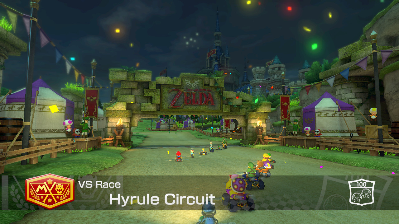 Night Hyrule Circuit Mod for Mario Kart 8 | MK8 Mods