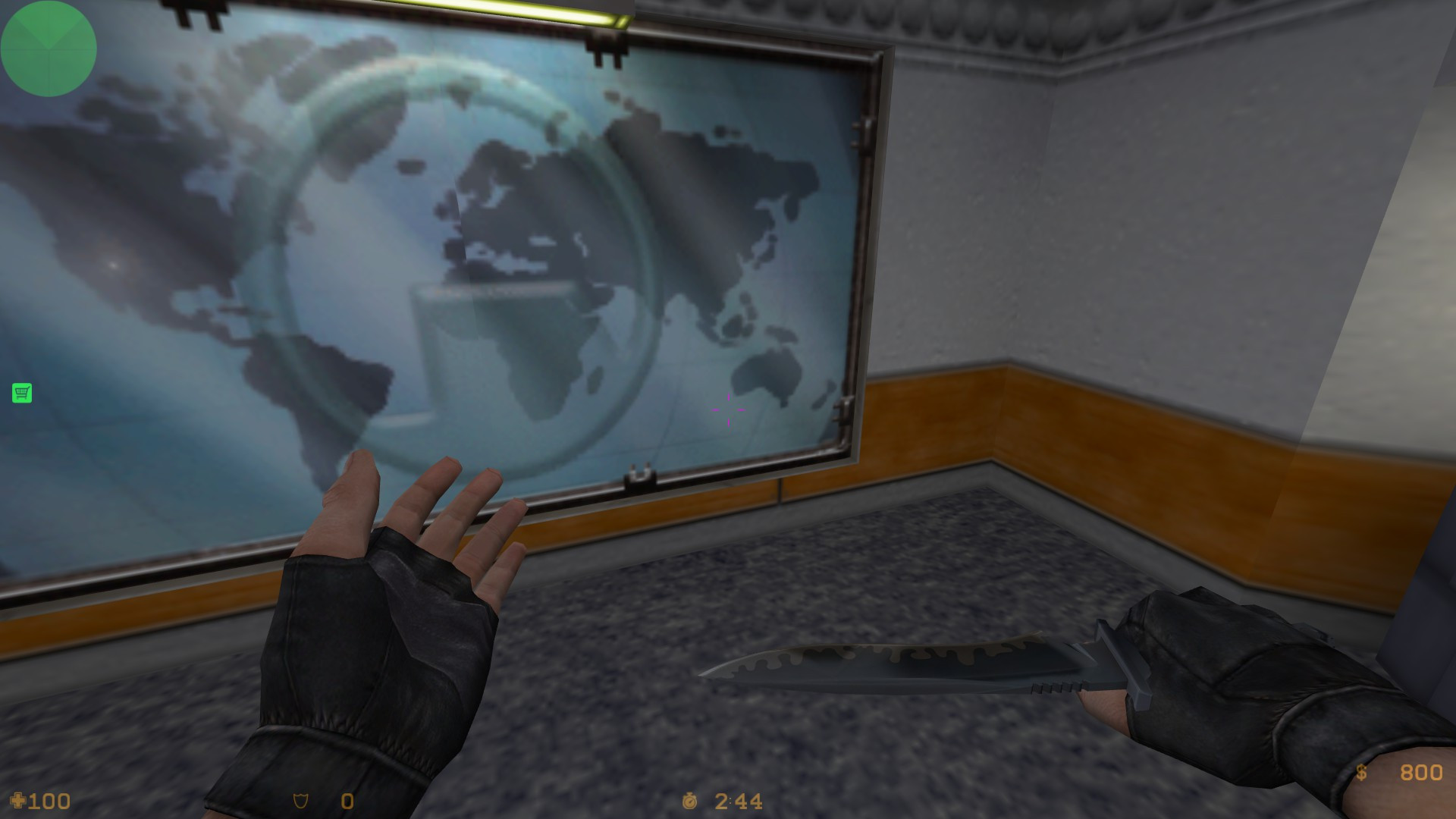 CSS Knife (w/ CSS Hands) De_Chromed Mod for Counter-Strike 1.6 | CS1.6 Mods