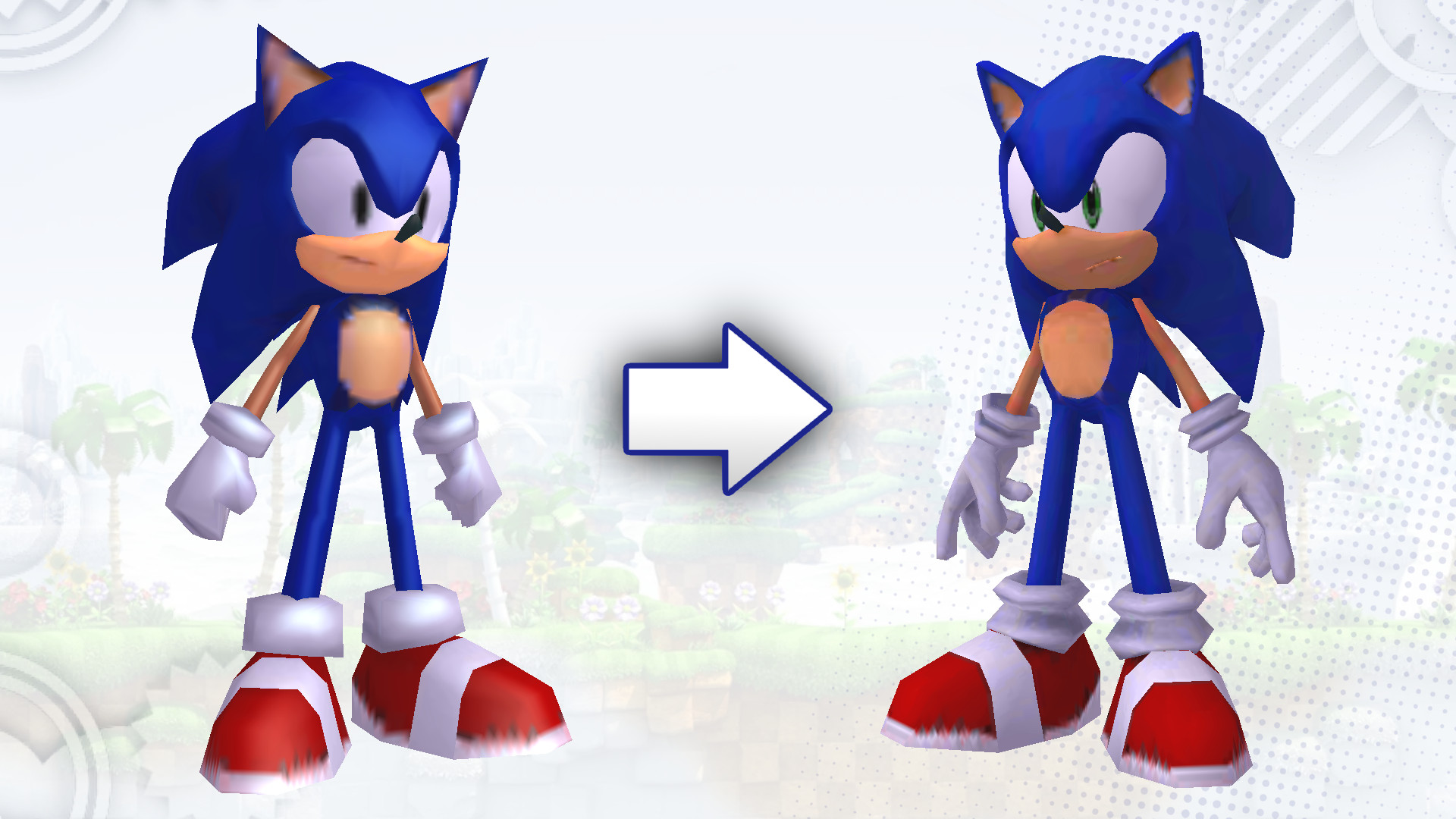 Devinitive Sonic Models Mod for Sonic Generations (3DS) | SG3DS Mods