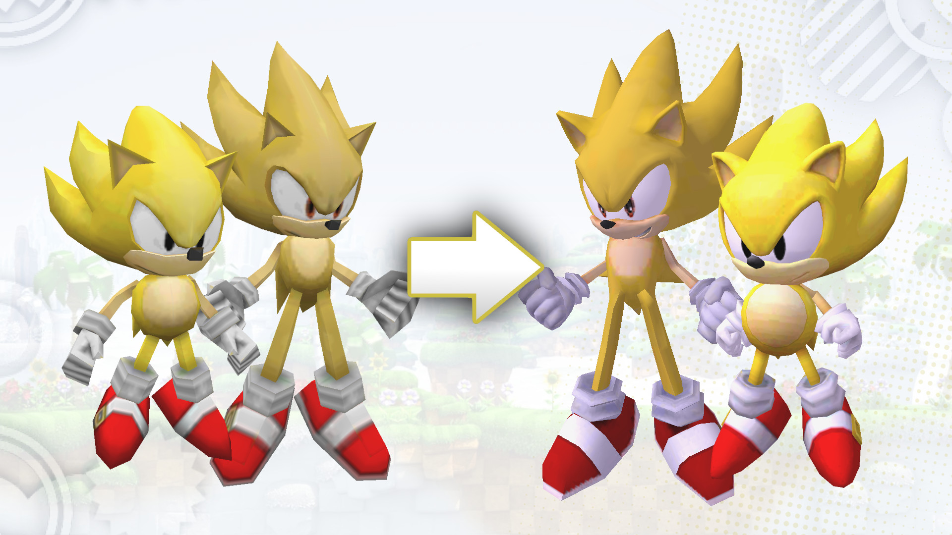Devinitive Sonic Models Mod for Sonic Generations (3DS) | SG3DS Mods