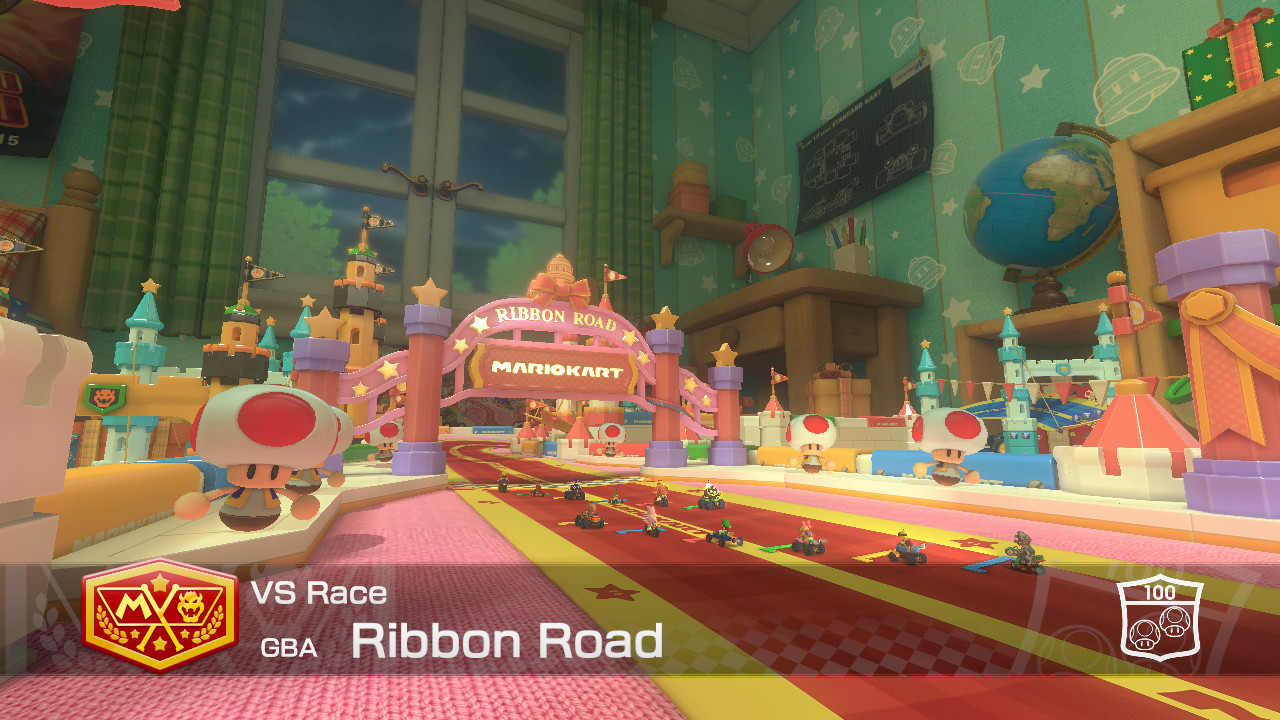 Night Ribbon Road Mod for Mario Kart 8 | MK8 Mods