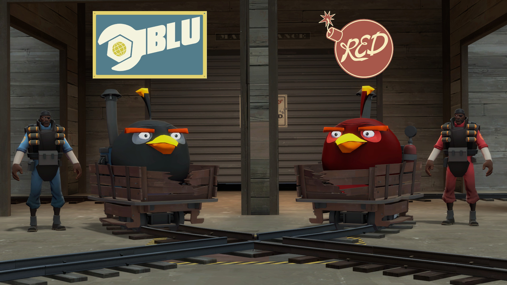 Angry Birds Bomb Cart Mod for Team Fortress 2 | TF2 Mods
