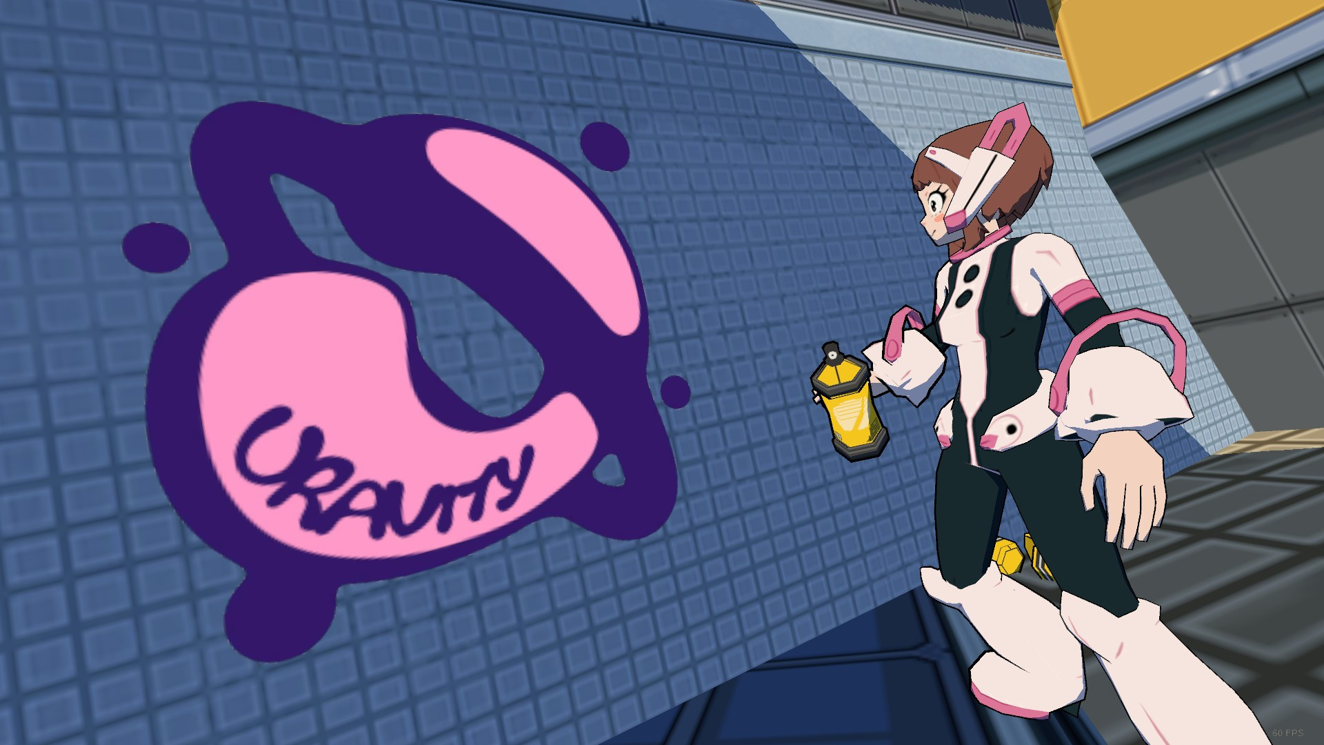 Ochako Uraraka (MHA) Mod for Bomb Rush Cyberfunk | BRC Mods