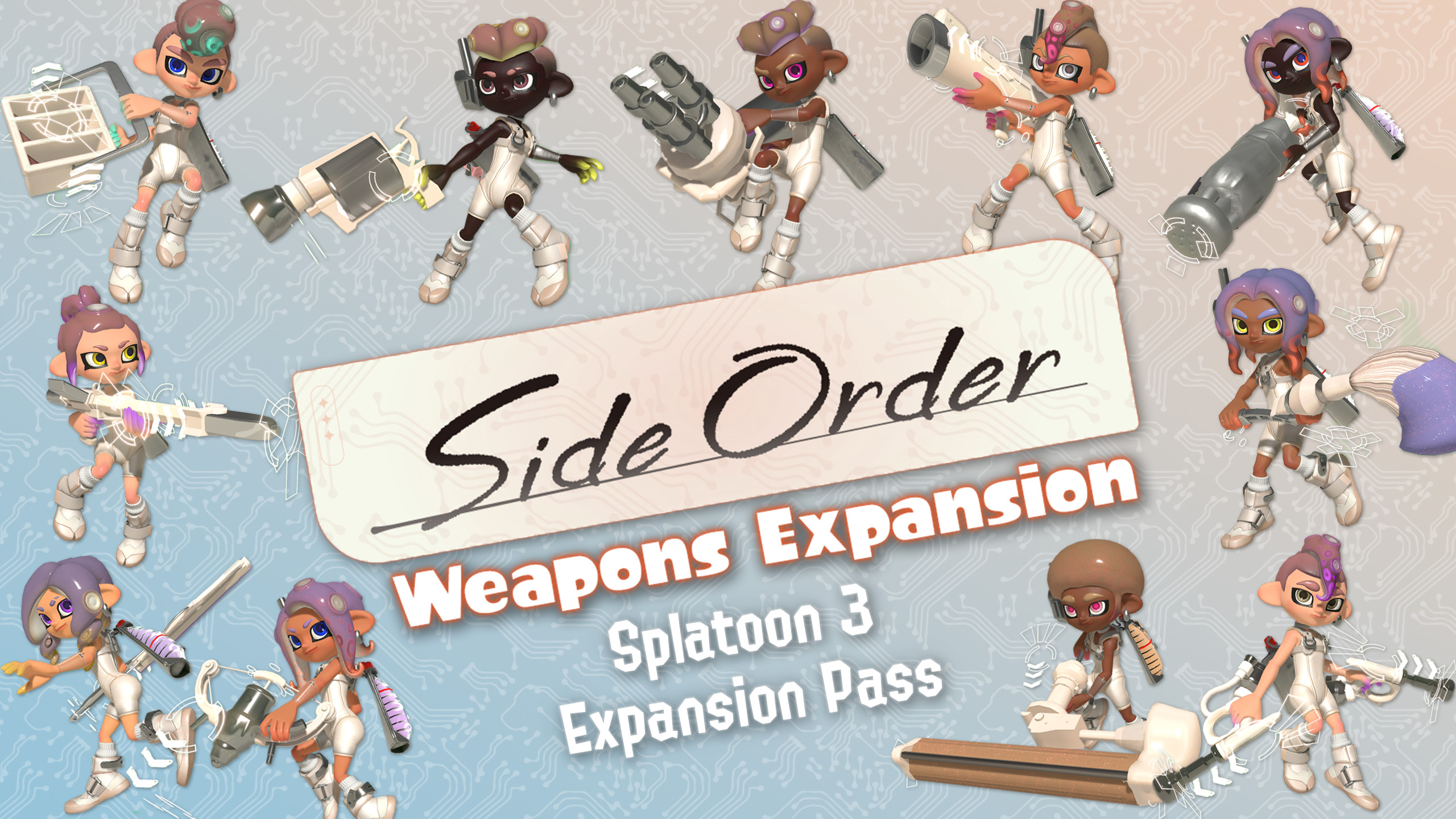 Side Order Weapons Expansion Mod for Splatoon 3 | Splatoon 3 Mods