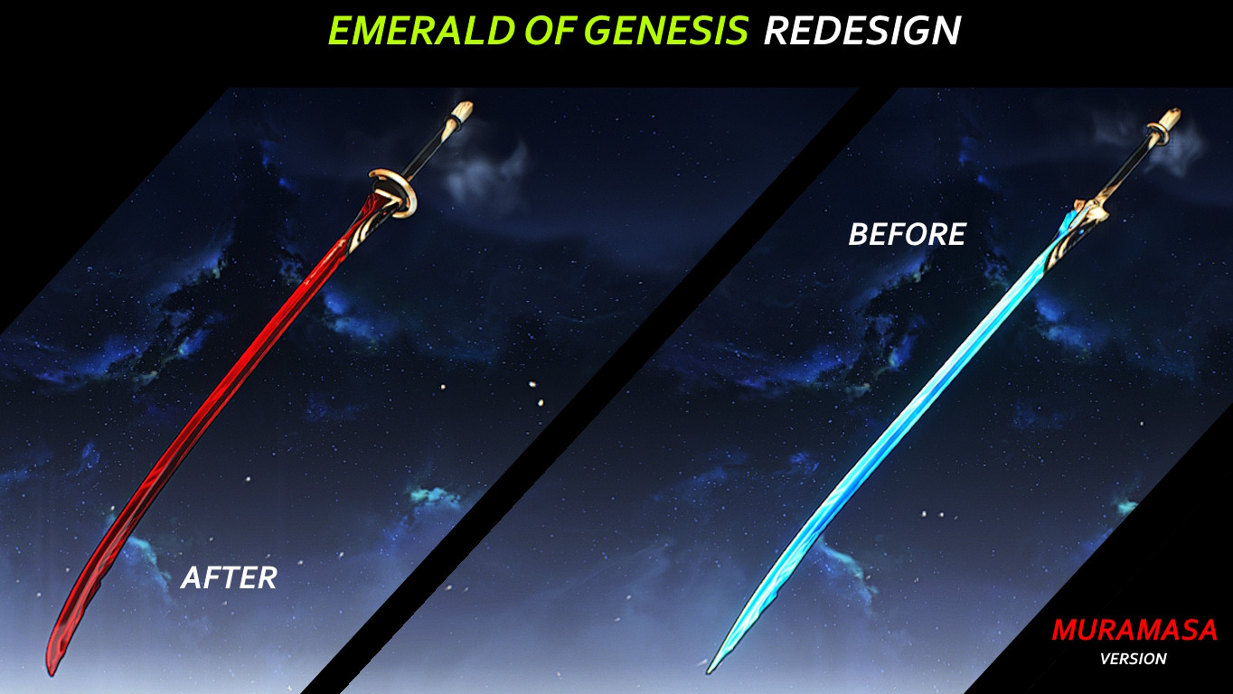 Emerald of Genesis Redesign | Muramasa Mod for Wuthering Waves | WuWa Mods