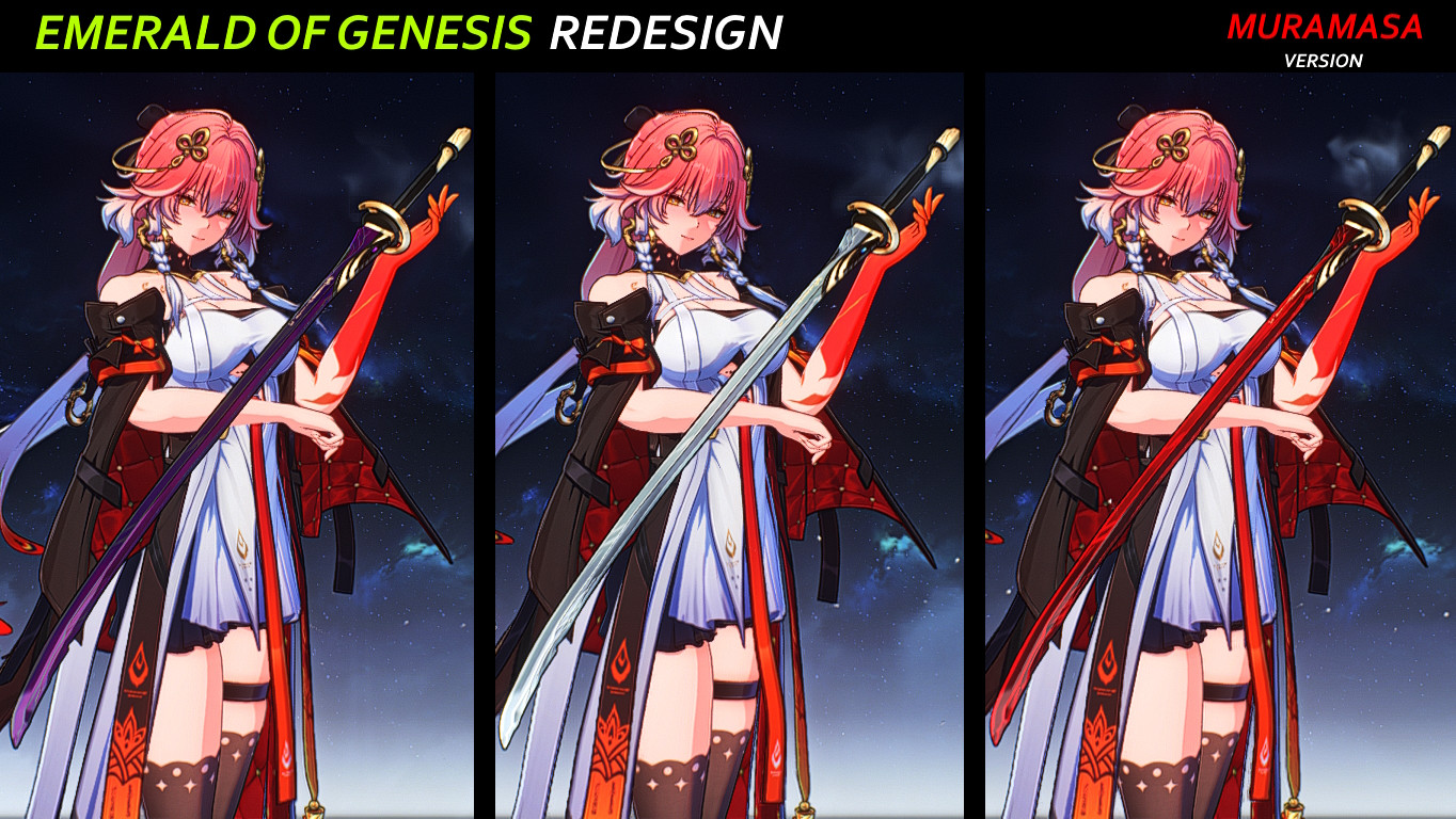 Emerald of Genesis Redesign | Muramasa Mod for Wuthering Waves | WuWa Mods