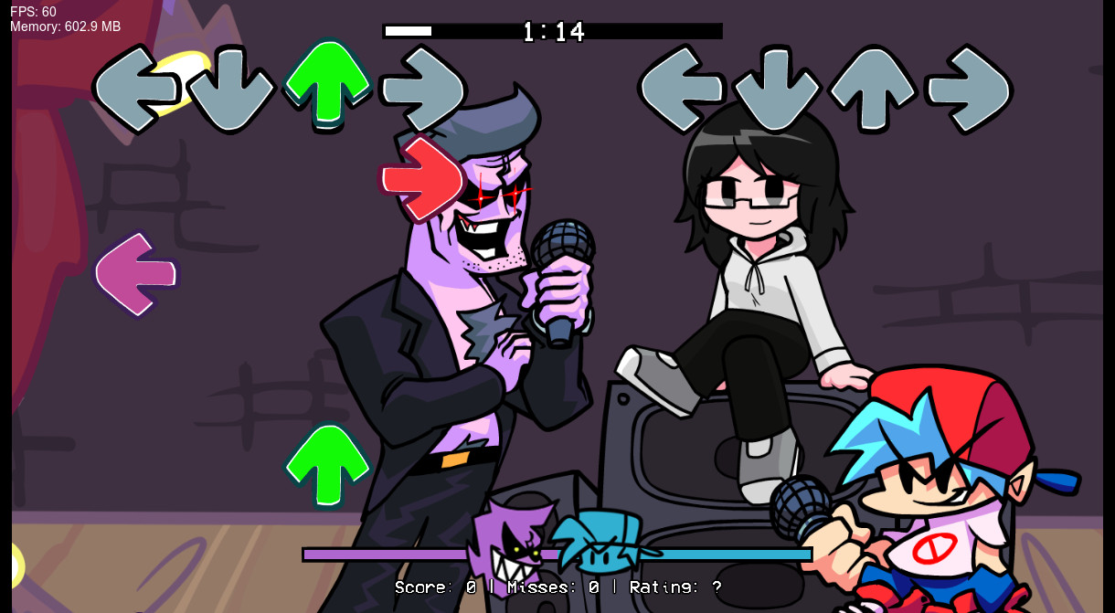 Talia Over GF (FANMADE) Mod for Friday Night Funkin' | FNF Mods