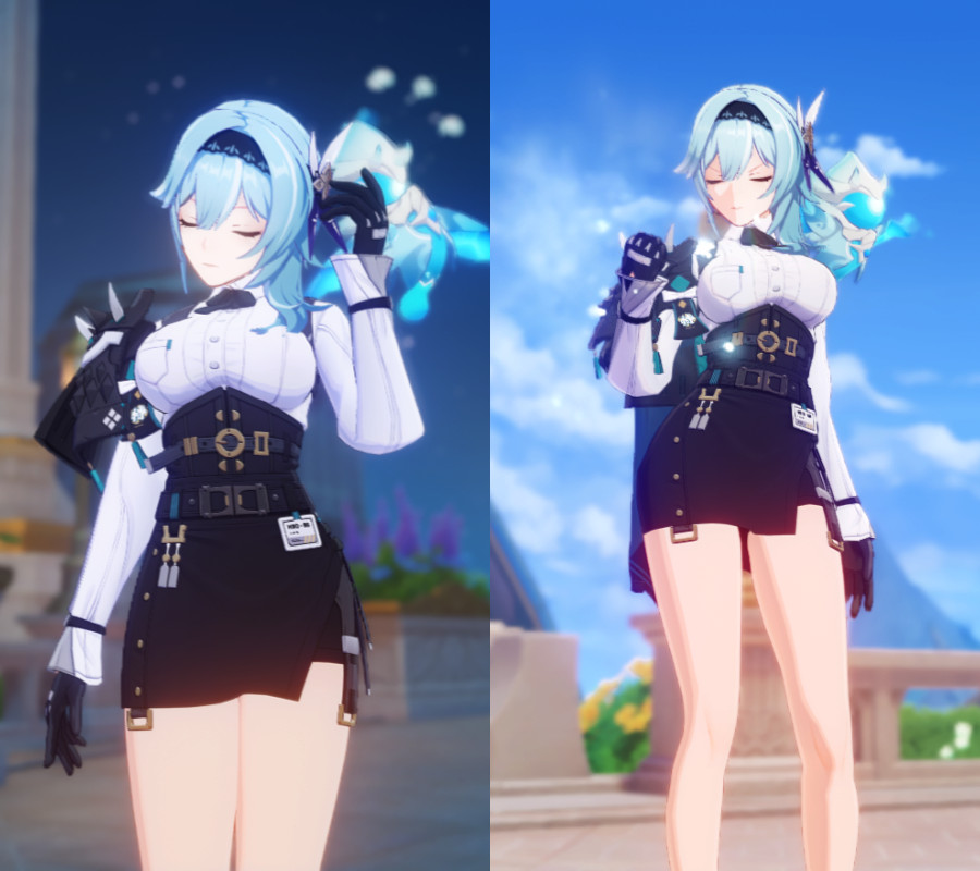 Eula Yanagi Outfit mod Mod for Genshin Impact | GI Mods