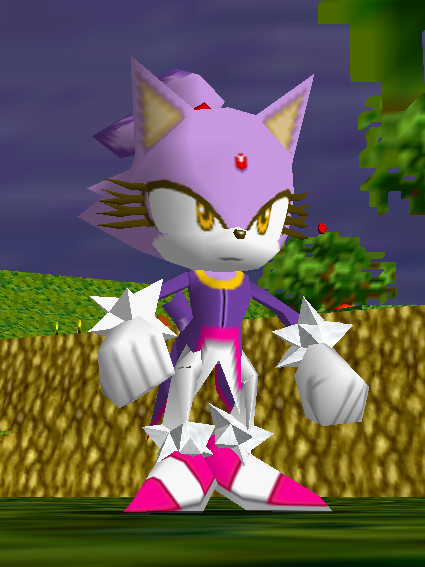 [CS] Blaze the Cat Mod for Super Mario 64 PC Port | SM64 PC Mods