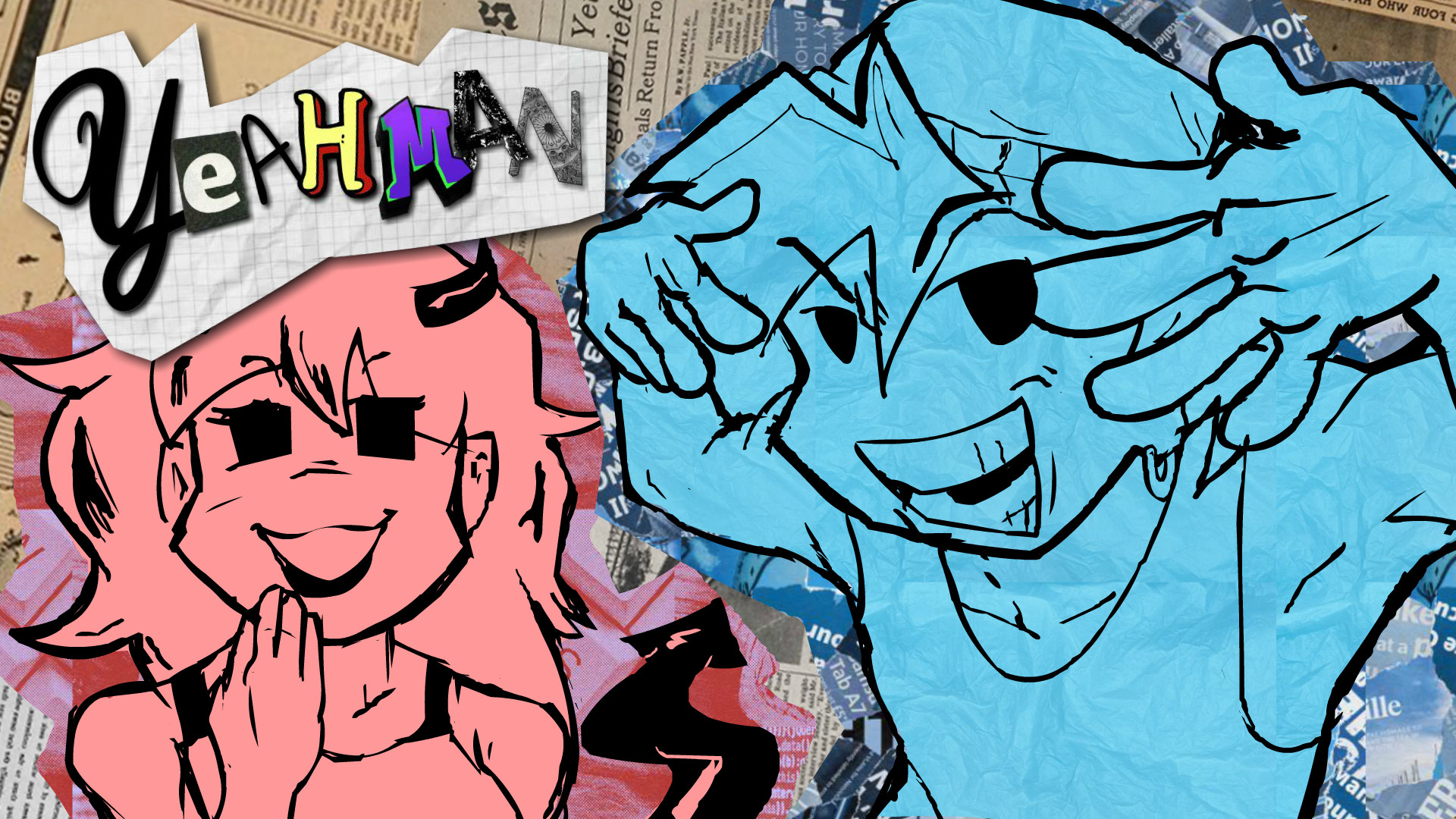 FNF : YEAHMAN Mod for Friday Night Funkin' | FNF Mods