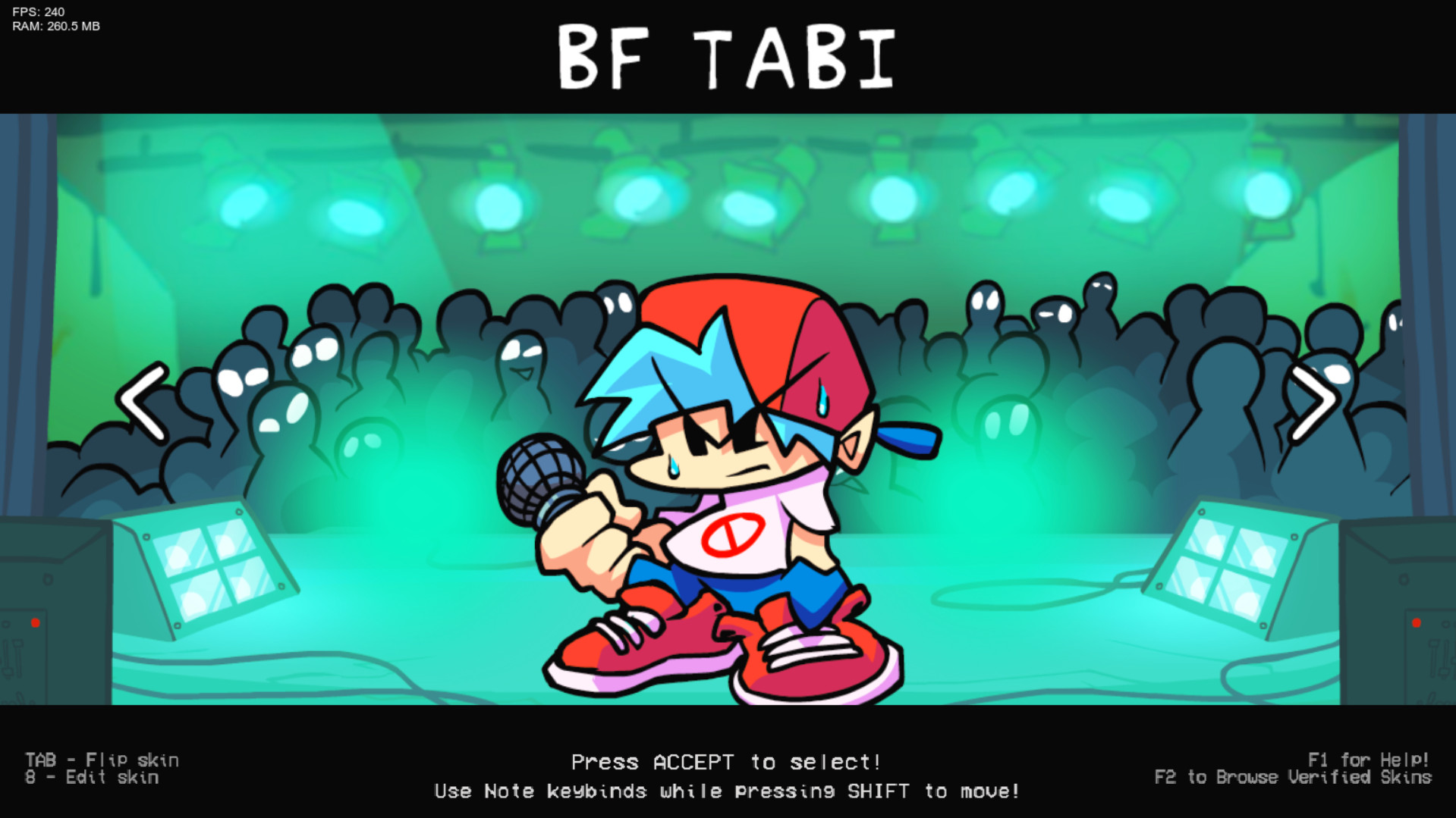 Plyable Tabi BF )Psych online) Mod for Friday Night Funkin' | FNF Mods