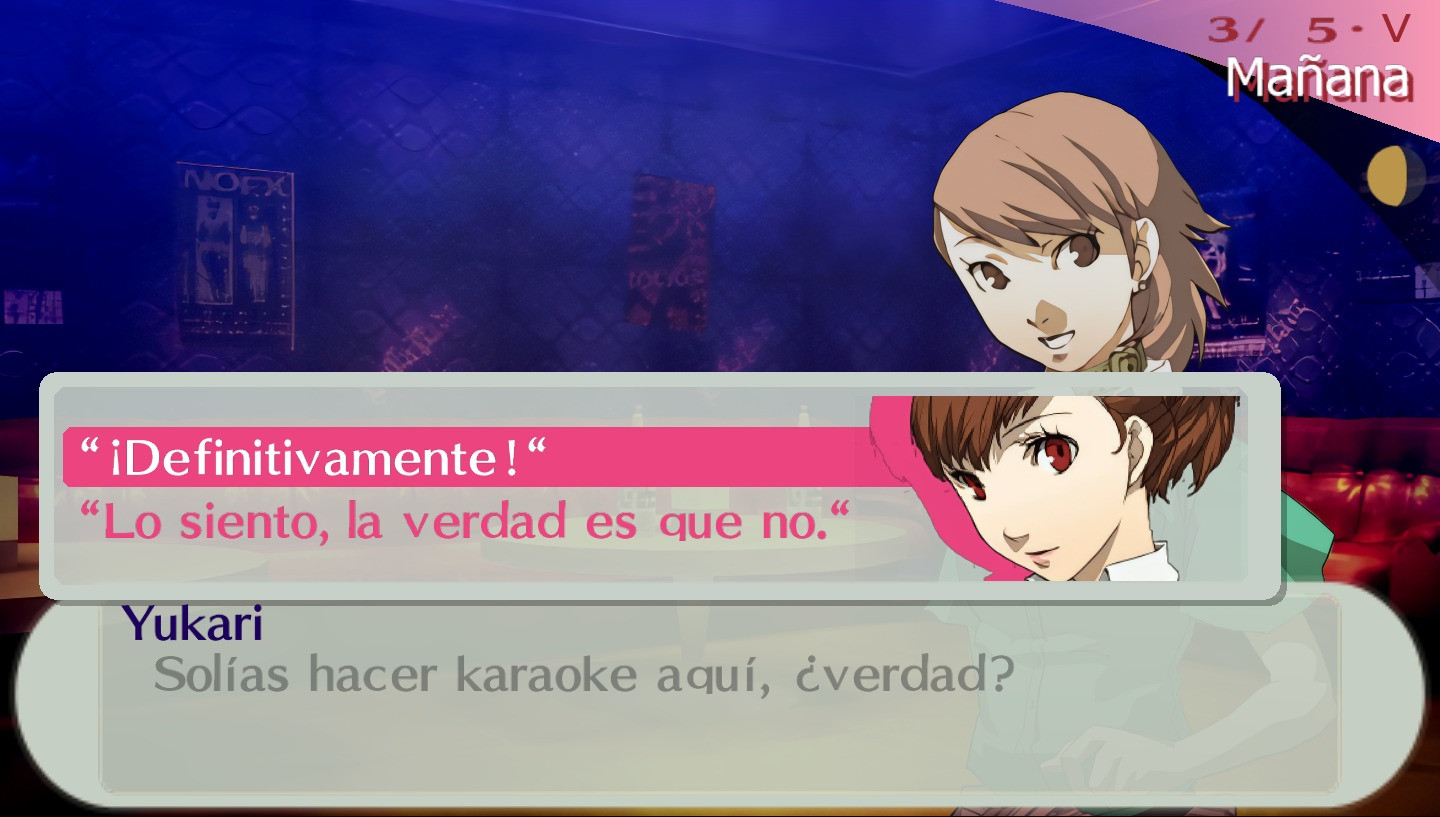 Spanish FES Bad Ending Restoration Mod for Persona 3 Portable (PSP ...