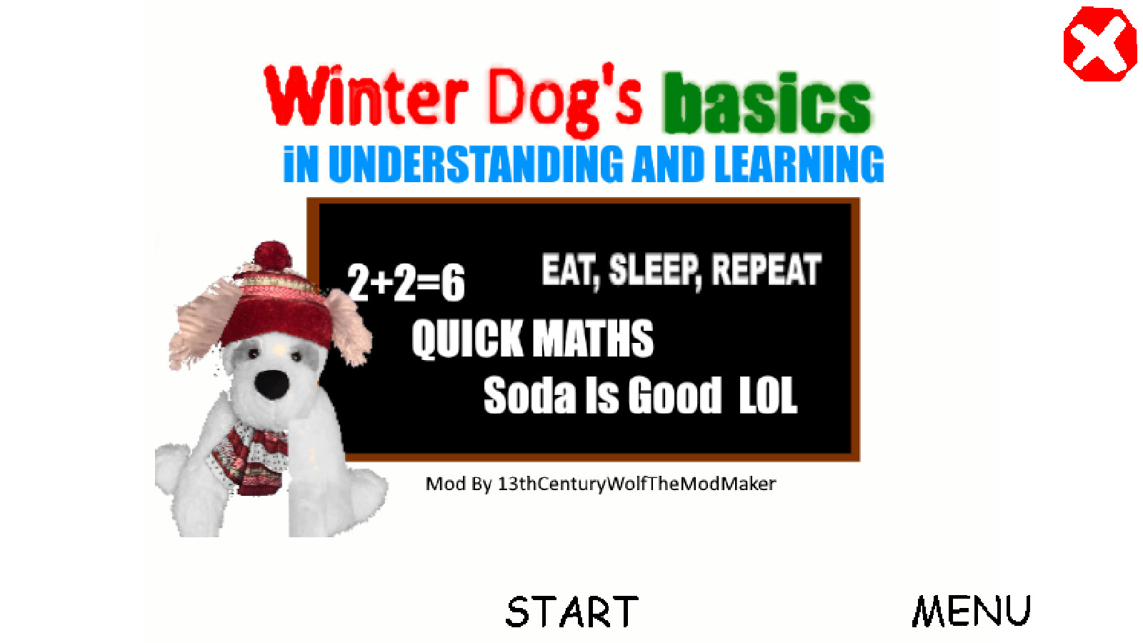 Winter Dog's Basics In Understanding And Learning Mod for Baldi's ...
