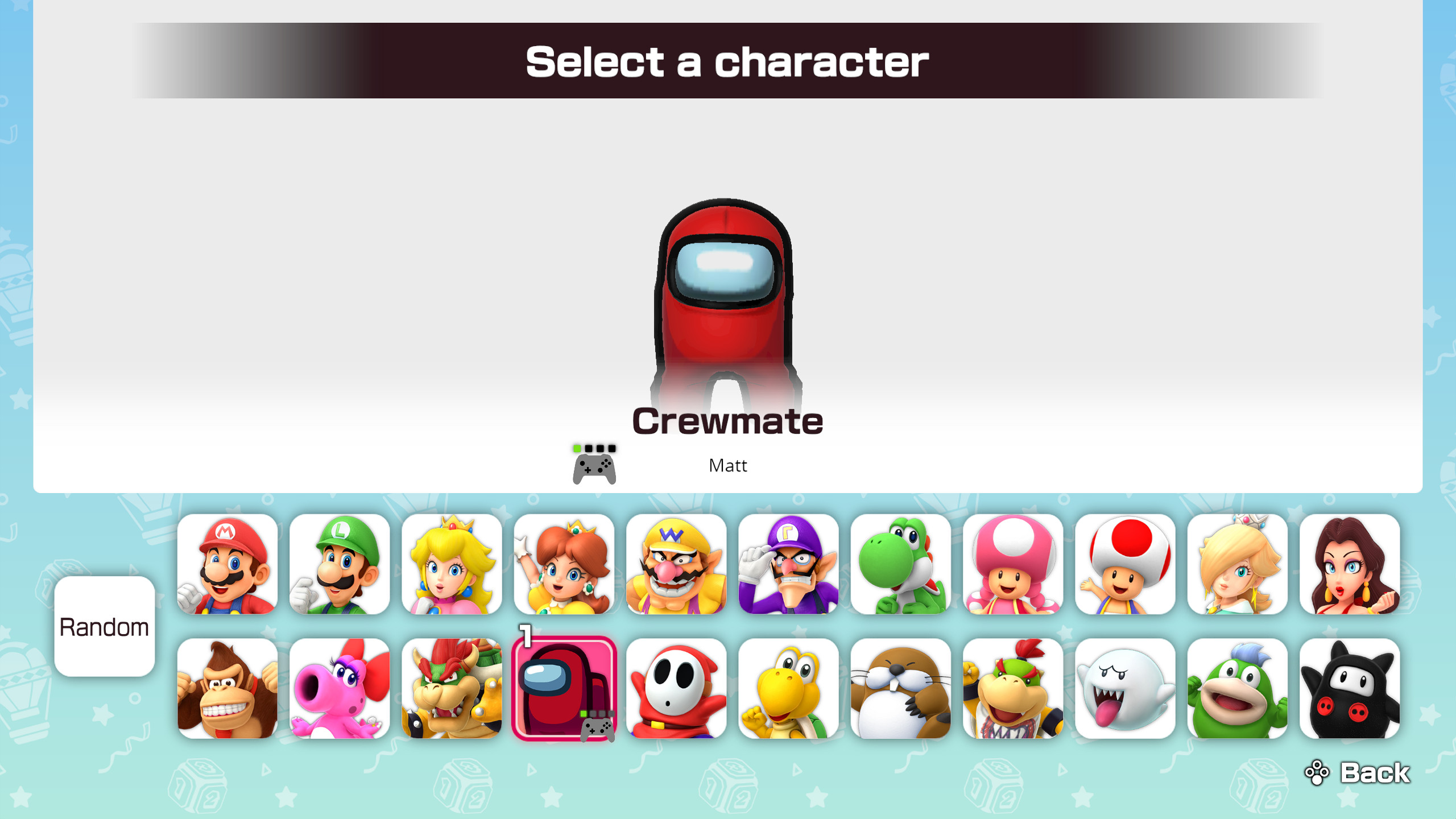 Among Us Crewmate Over Goomba Mod for Super Mario Party Jamboree | SMPJ ...