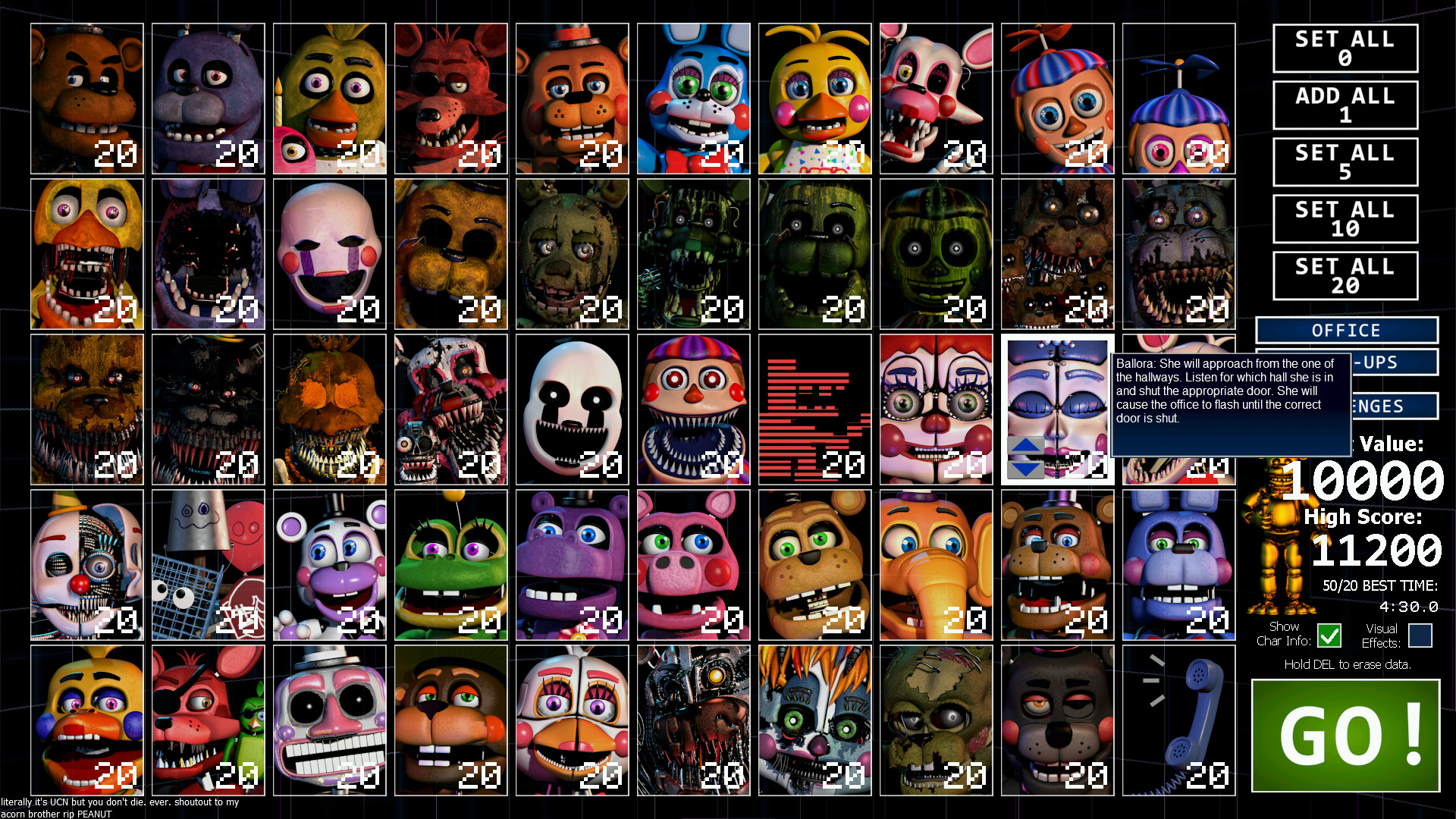 No More Game Over Jumpscares Mod for Ultimate Custom Night | UCN Mods