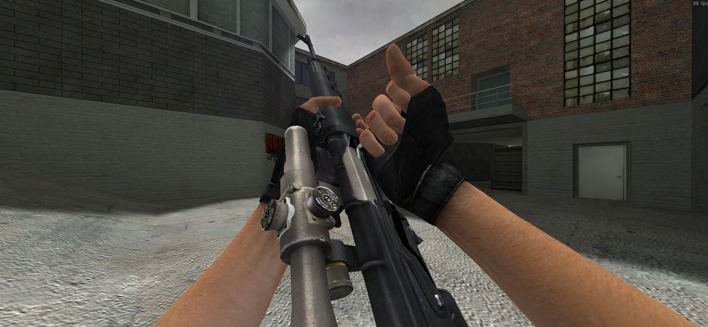 BF2: Project Reality SVD on BO6 Animations Mod for Counter-Strike 1.6 ...