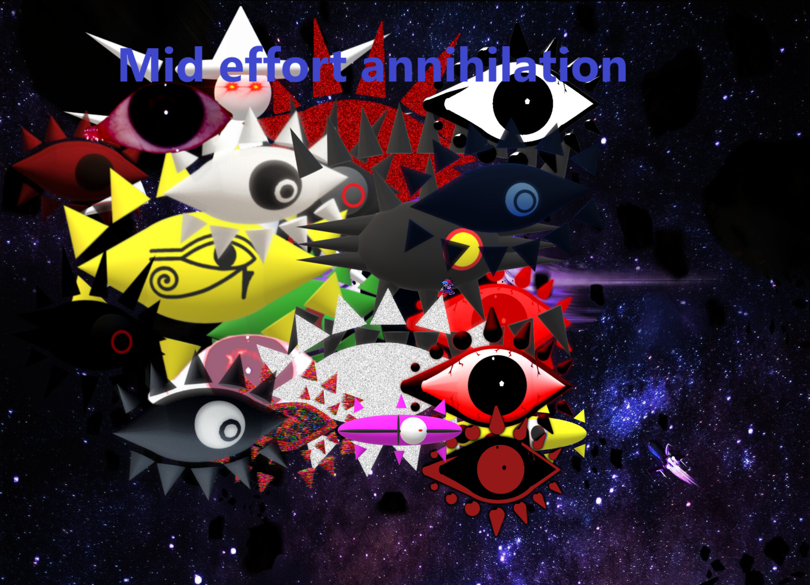 Mid effort annihilation Mod for Friday Night Funkin' | FNF Mods