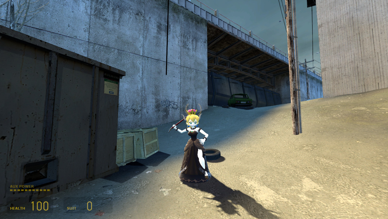 Bowsette playermodel port from gmod Mod for Half-Life 2: Deathmatch ...