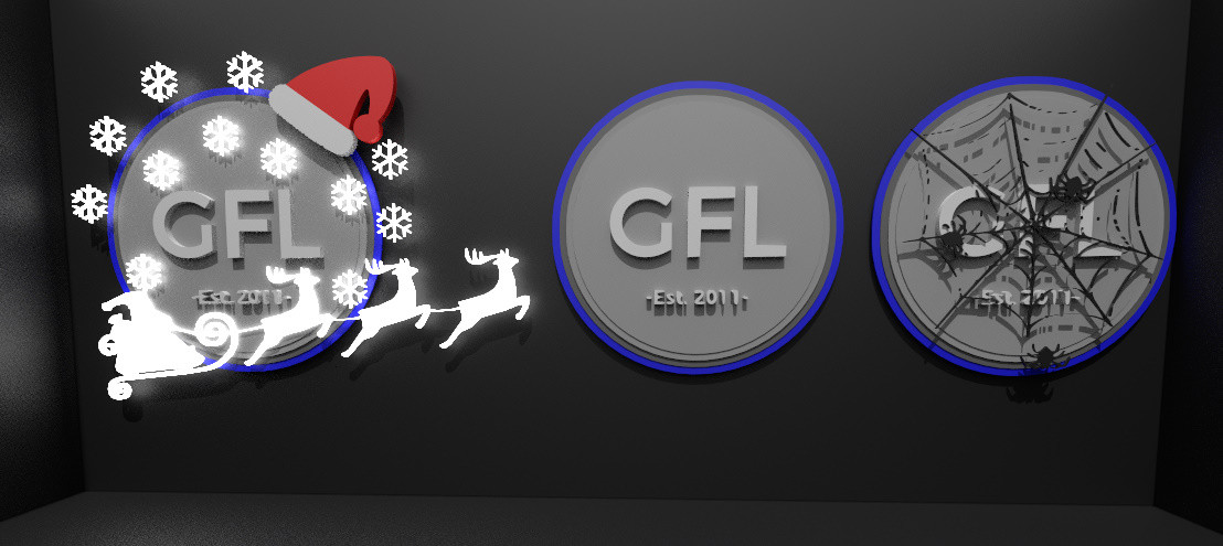GFL Logo - Xmas & Hallowen Logo Pack Mod for Counter-Strike 2 | CS2 Mods
