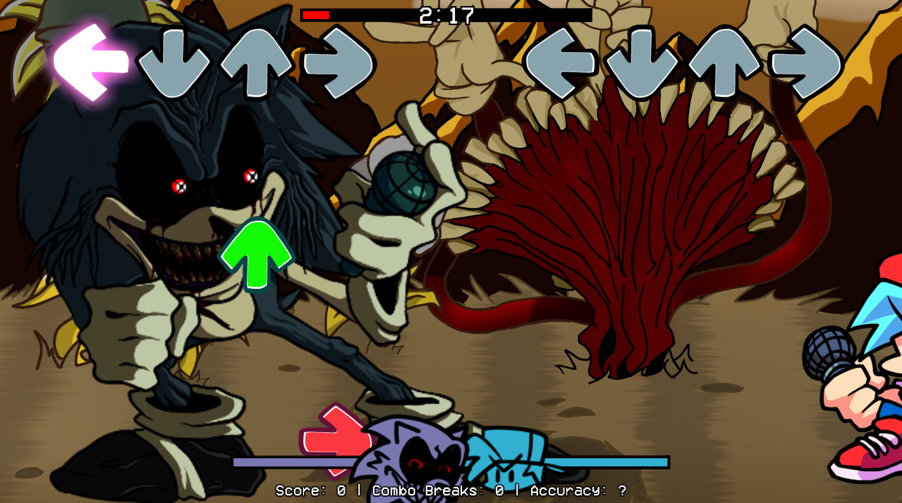 Friday Night Funkin': Vs. Sonic.EXE V3 With lyrics Mod for Friday Night ...