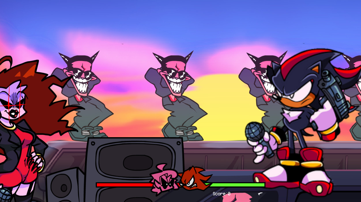 Playable Shadow (SRR) Mod for Friday Night Funkin' | FNF Mods