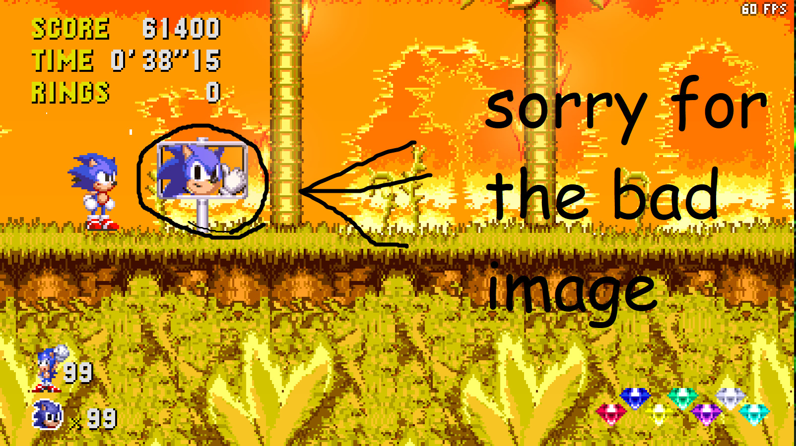 Sonic Cd Signpost Mod for Sonic 3 A.I.R. | S3AIR Mods