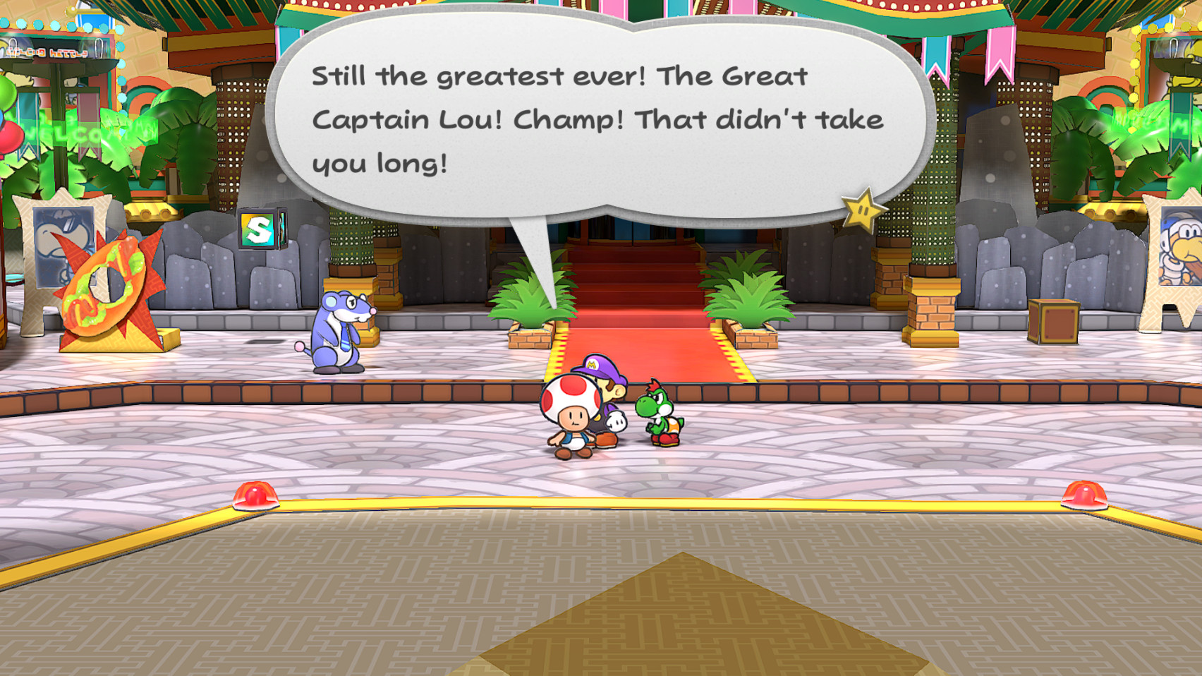 Captain Lou over Great Gonzales (Mod Request) Mod for Paper Mario: The ...