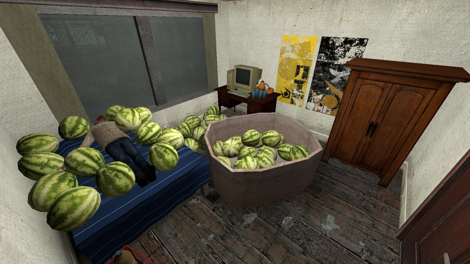 Room of the Melon Lover Mod for Garry's Mod | GMod Mods