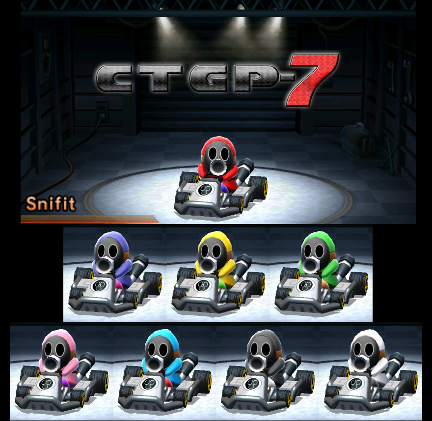 Snifit Mod for Mario Kart 7 | MK7 Mods