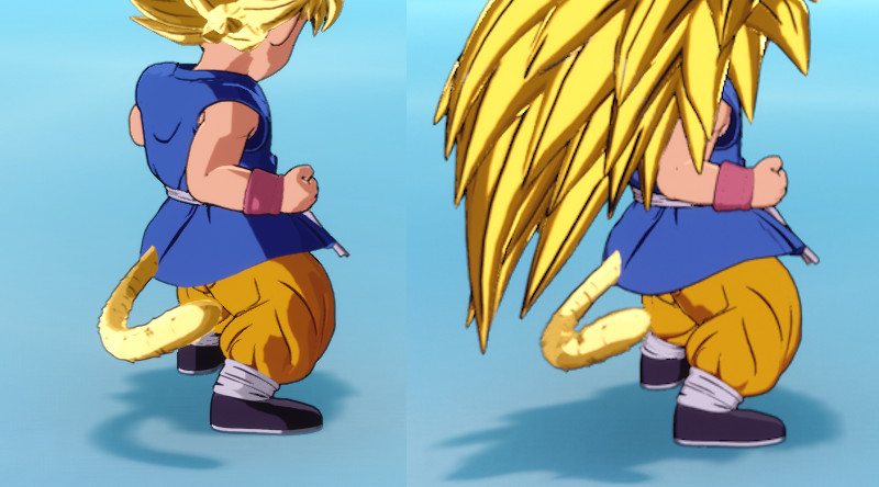 Golden Tails for Goku(GT) Ssj and Ssj3 Mod for Dragon Ball: Sparking ...
