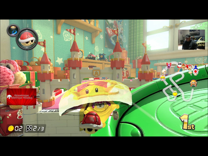 Super Crown Glider NSMBU Deluxe mod MK8D Mod for Mario Kart 8 Deluxe ...