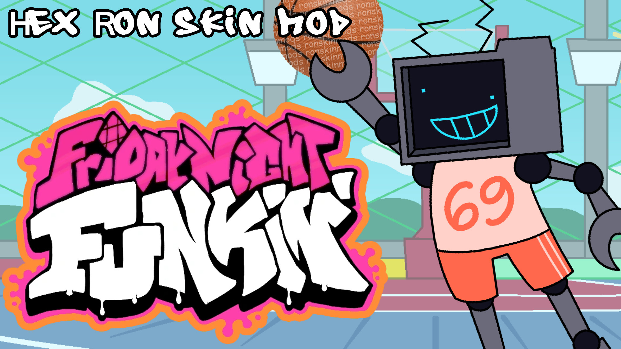 Hex Ron (skin mod) Mod for Friday Night Funkin' | FNF Mods