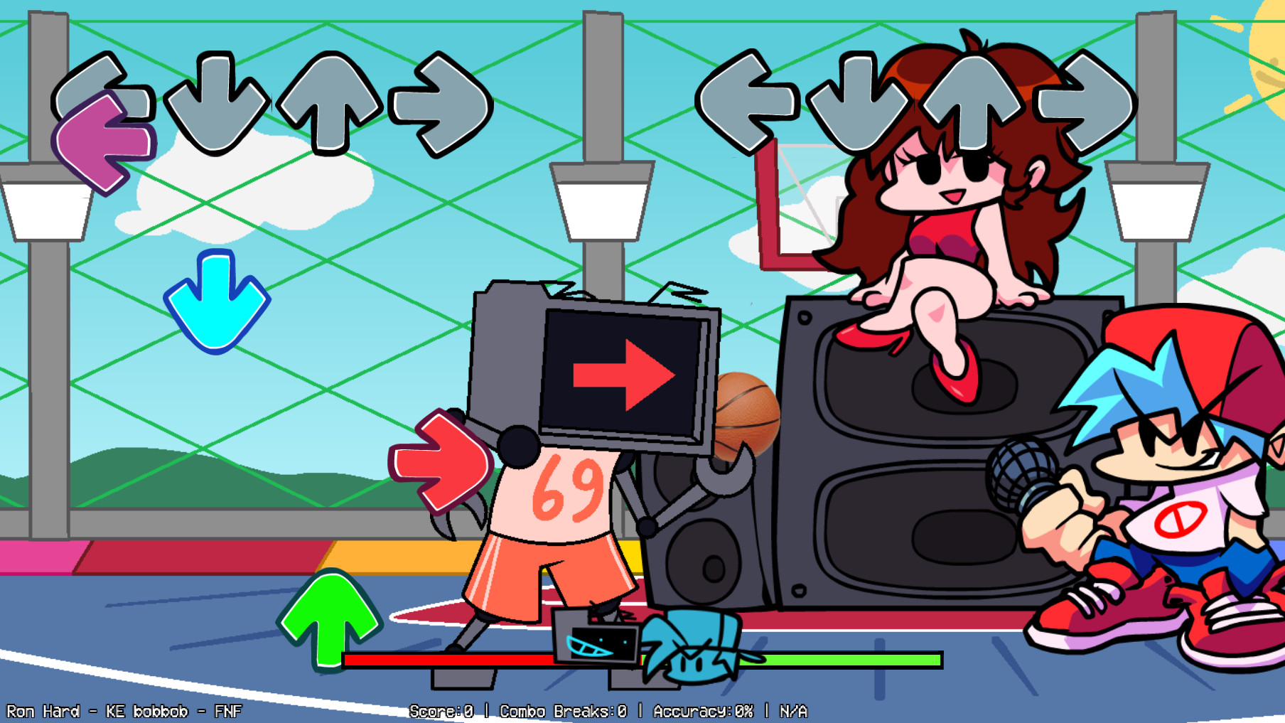 Hex Ron (skin mod) Mod for Friday Night Funkin' | FNF Mods