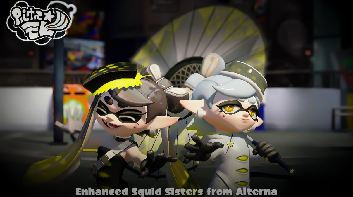 Enhanced Squid Sisters from Alterna Mod for Splatoon | Splatoon Mods