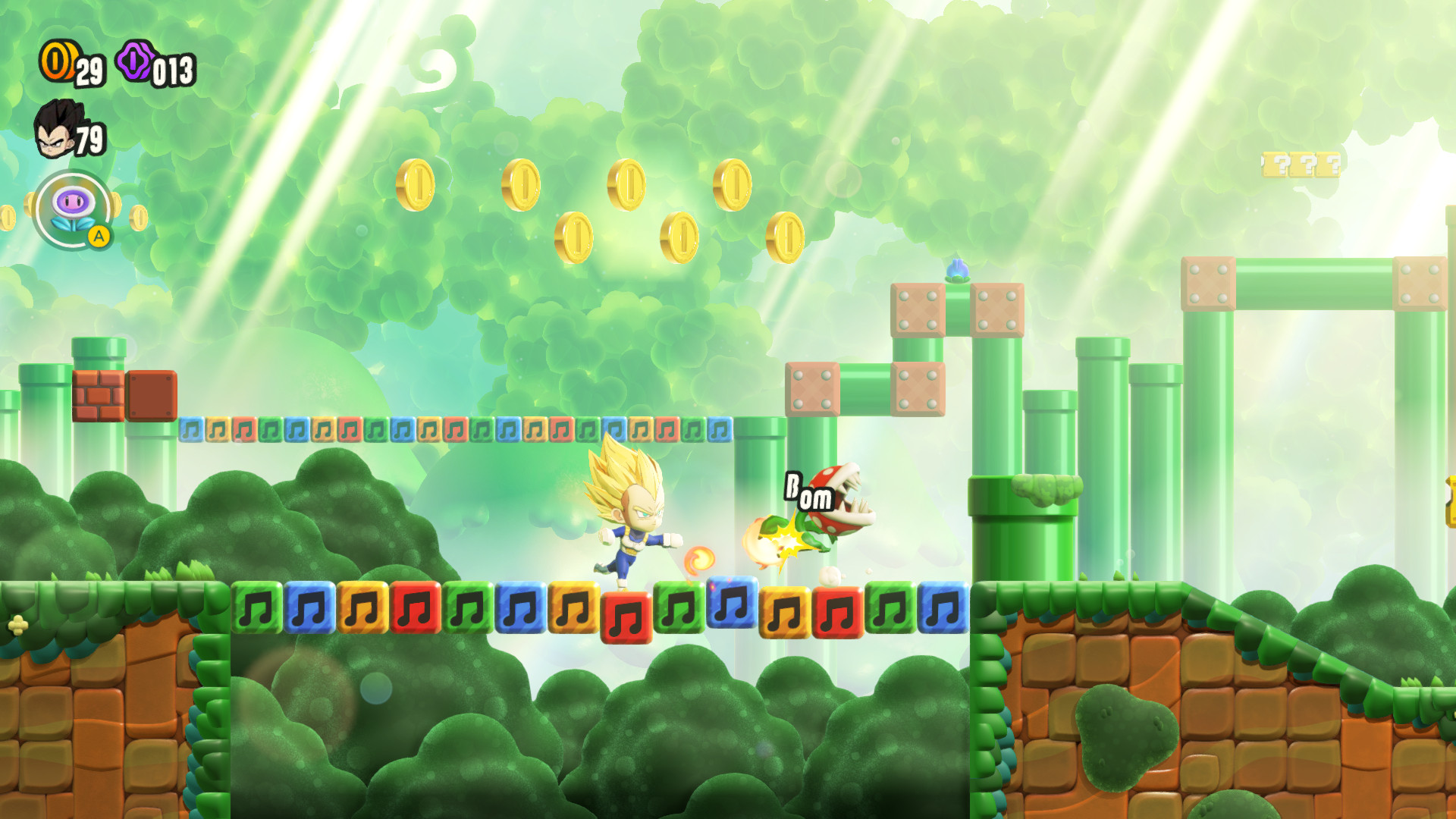 Vegeta Mod for Super Mario Bros. Wonder | SMBW Mods