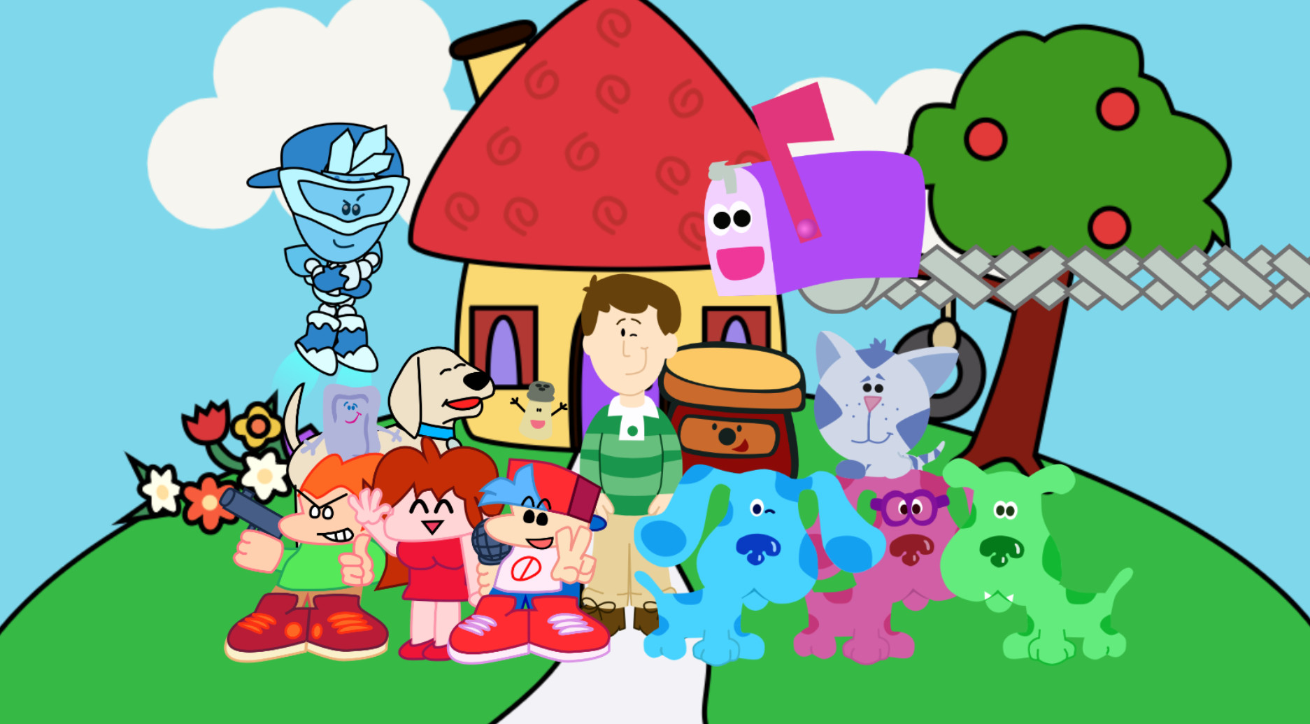 Friday Night Funkin Vs Blue Blue S Clues Mod For Friday Night Funkin