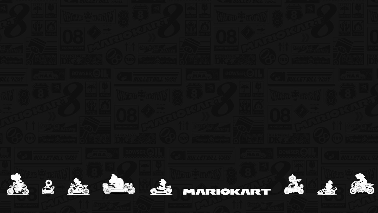 'Dark Mode' Loading Screen Mod for Mario Kart 8 Deluxe | MK8D Mods