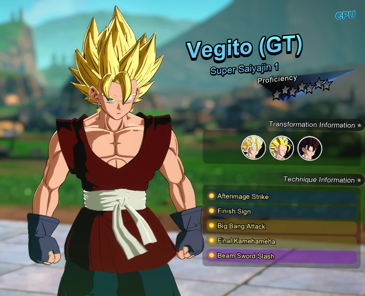 Vegeto (GT) Mod for Dragon Ball: Sparking! ZERO | DBSZ Mods