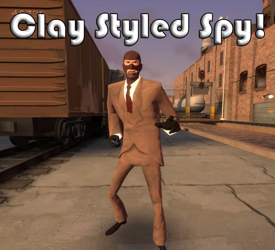 Clay Styled Spy Mod for Team Fortress 2 | TF2 Mods